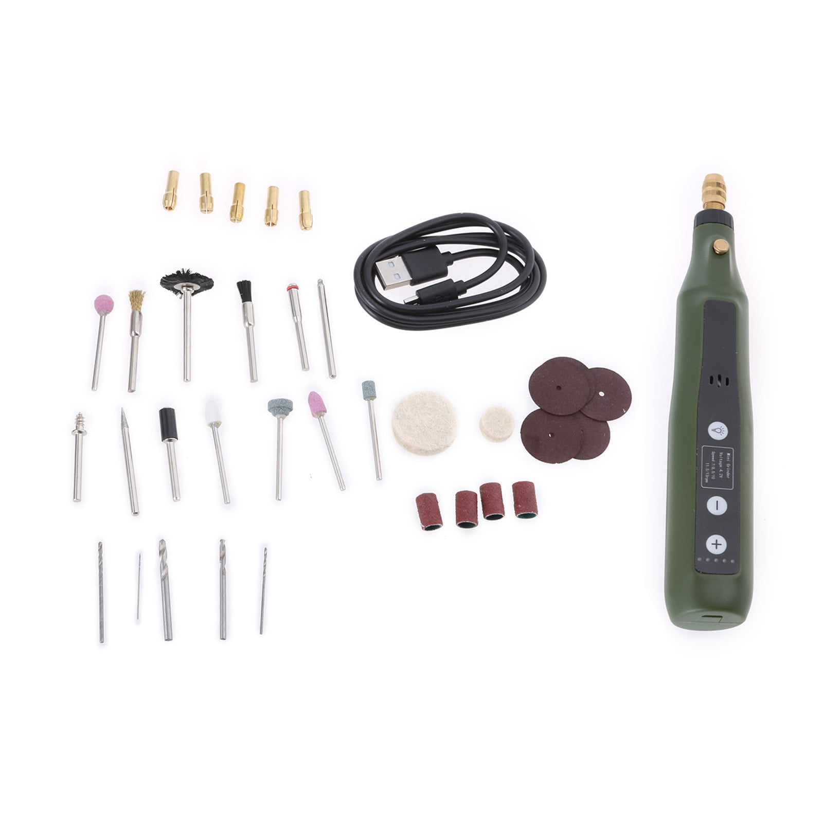 1000RPM 4.2V Engraver Electric Drill Grinder Engraving Pen Drilling ...
