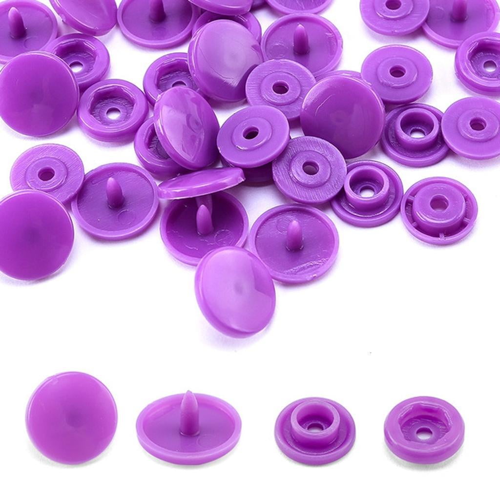 1000Sets Colored T5 Snap Fasteners for Sewing 12mm Resin Press Button ...