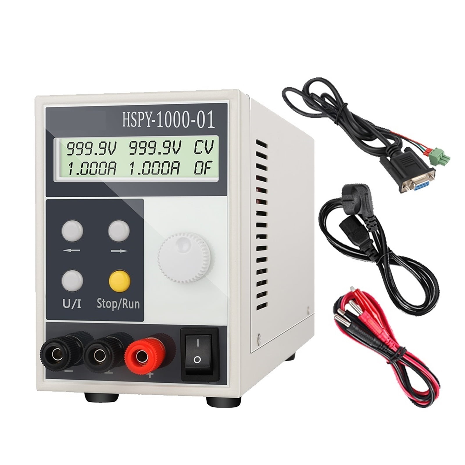 1000V 0.1A 1A 4-Digits DC Lab Switching Power Supply Laboratory High Precision Adjustable 0.01V ...