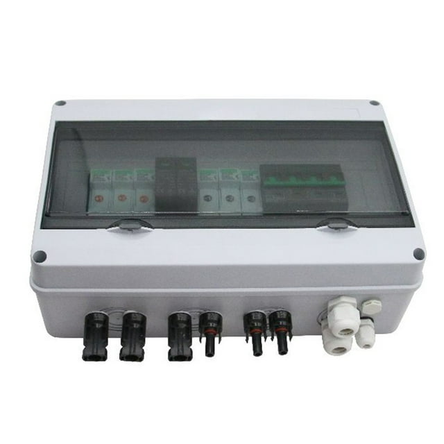 1000V 3 In 1 Out Solar Photovoltaic Array 3 String Solar PV Combiner ...