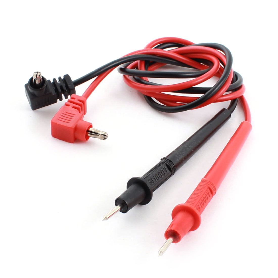 1000V 90 Degree 4mm Banana Plug Test Probe Cable for Digital Multimeter ...