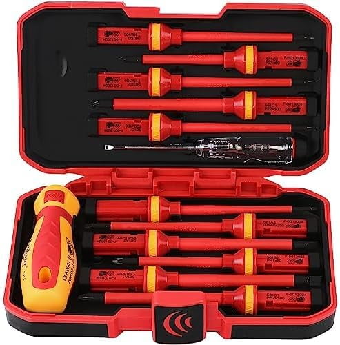 1000V Insulated Electrician Screwdriver Set - 13-Piece Professional ...