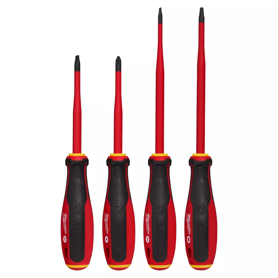 1000V Insulated Slim Tip Screwdriver Set 4Pc - Walmart.com
