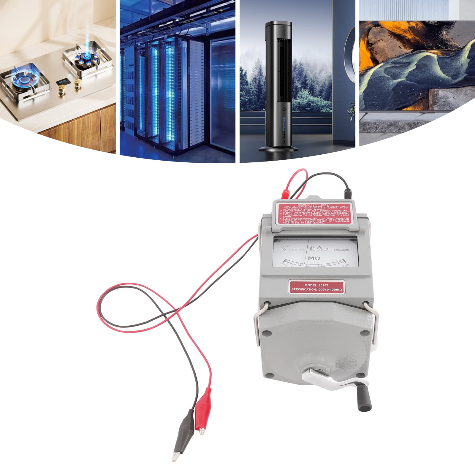 1000V Rotating Handle Type Insulation Resistance Tester Insulation ...