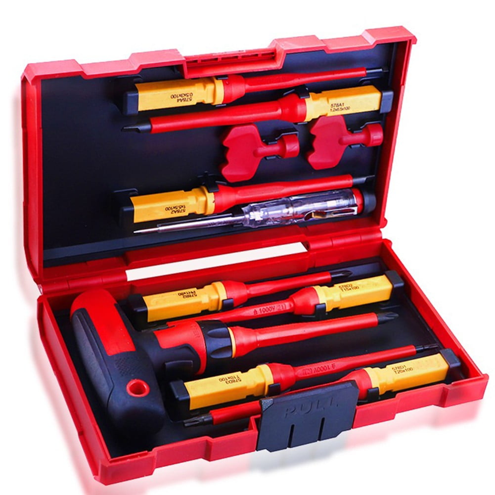 1000V T-shaped insulated electrician cross screwdriver multi-functional ...