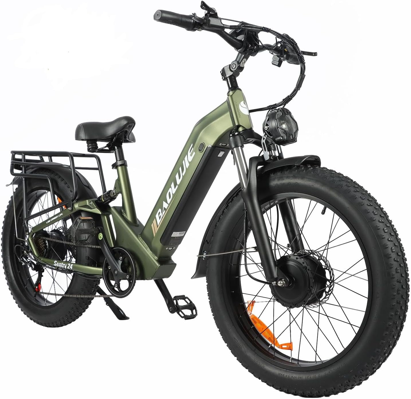 1000W+1000W Adult Dual Motor Mountain Bike, 48V20Ah Battery, 32 mph ...