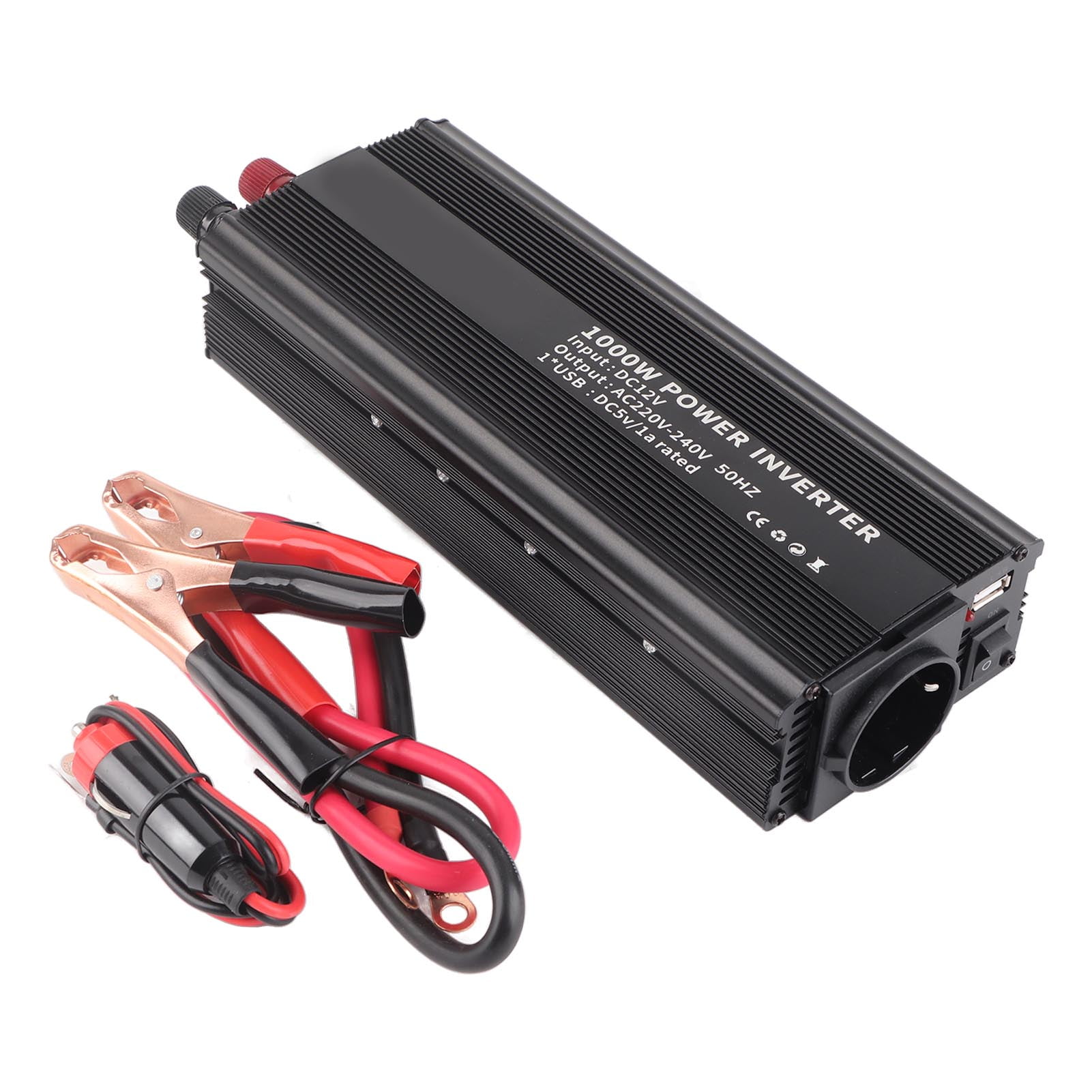 1000W 12V to 220V Power Inverter with Sine Wave Correction and Solar ...