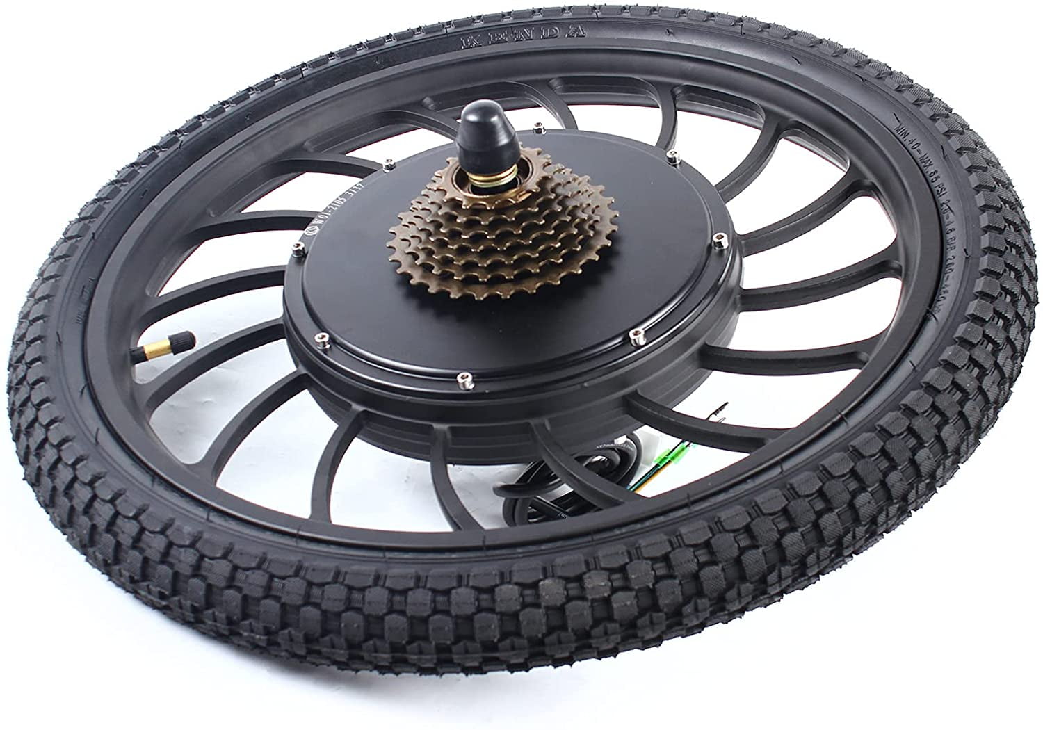 1000W 20'' Brushless Gearless Hub Motor, 40km/H Front Integral ...