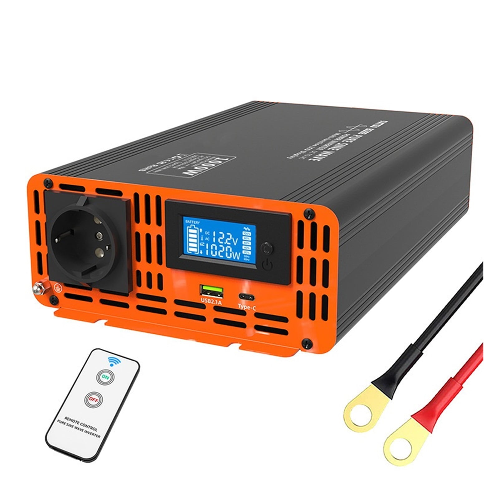 1000W 2000W Full Power Pure Sine Wave Inverter for Home, RV and Off ...