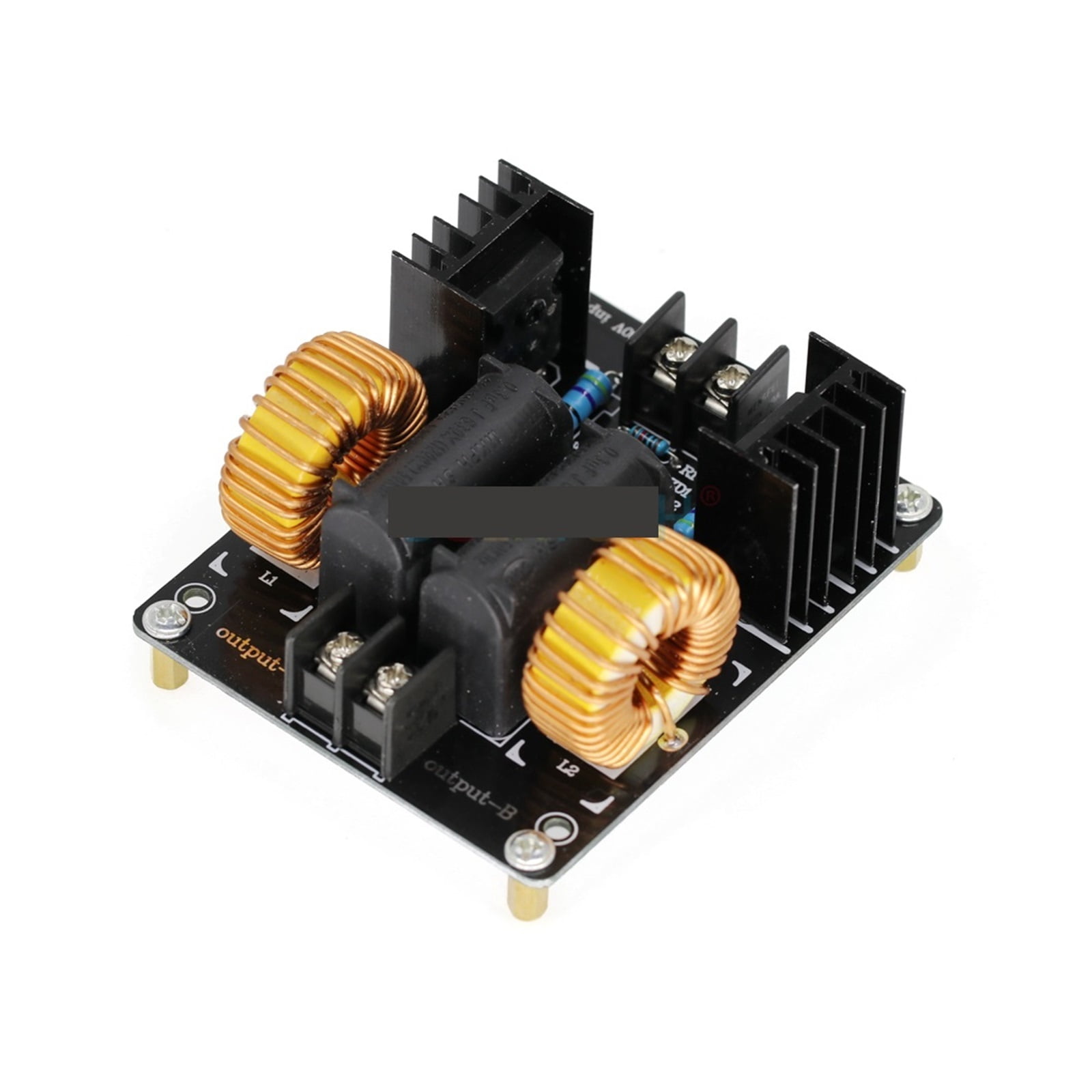 1000W 20A ZVS Low Voltage Induction Heating Coil Module Flyback Driver Heater Large Heat Sink ...