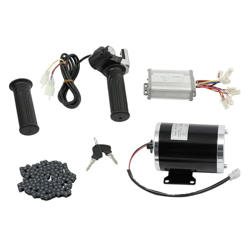 1000W 48V Brushed Motor Kit w/Controller & Throttle, 4.5N.M Electric ...