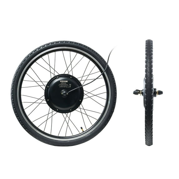 1000W 48V Electric Bike Front Wheel Hub Motor Kit - Complete Conversion ...