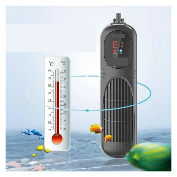 1000W Aquarium Heater Submersible Fish Tank LCD Display Smart PTC ...