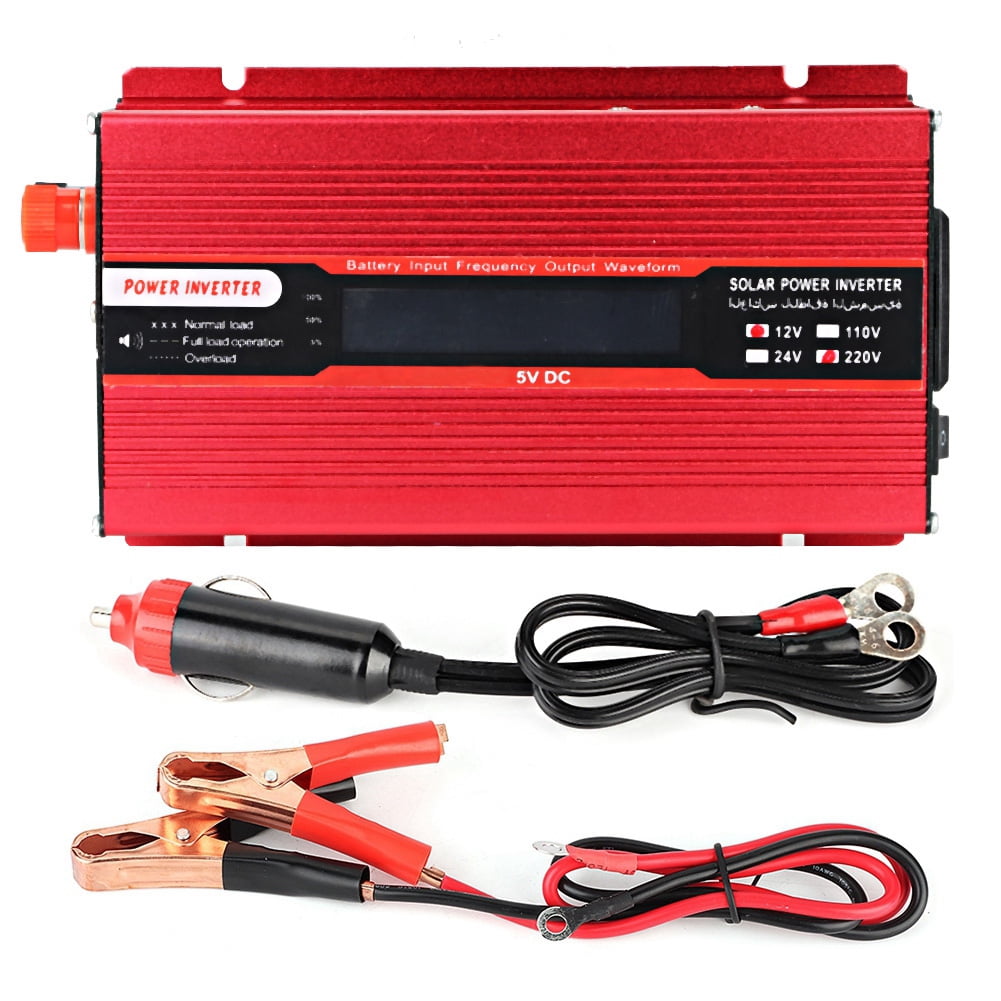 1000W Car Power Inverter, DC12V to 220V Modified Sine Wave Converter ...