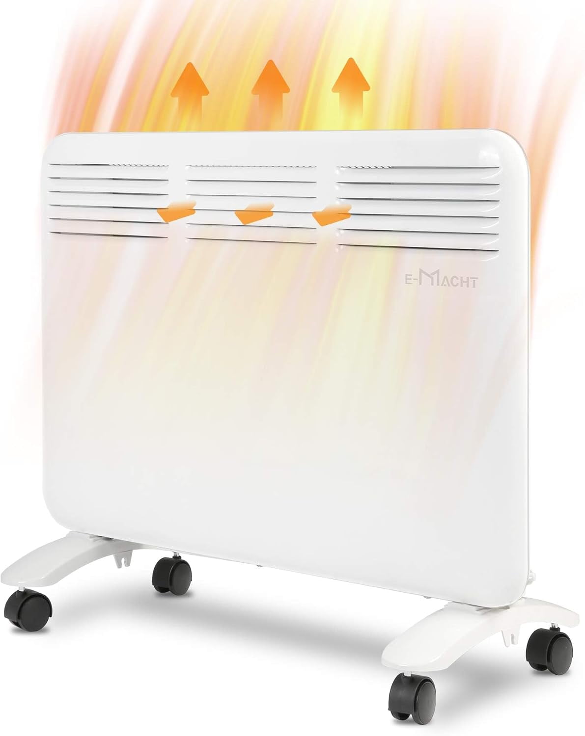 1000W Convection Panel Heater Under Desk, Freestanding/Wall Mountable ...