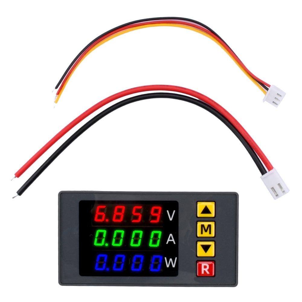 1000W Digital Voltmeter Ammeter Wattmeter Voltage Current Energy Meter ...