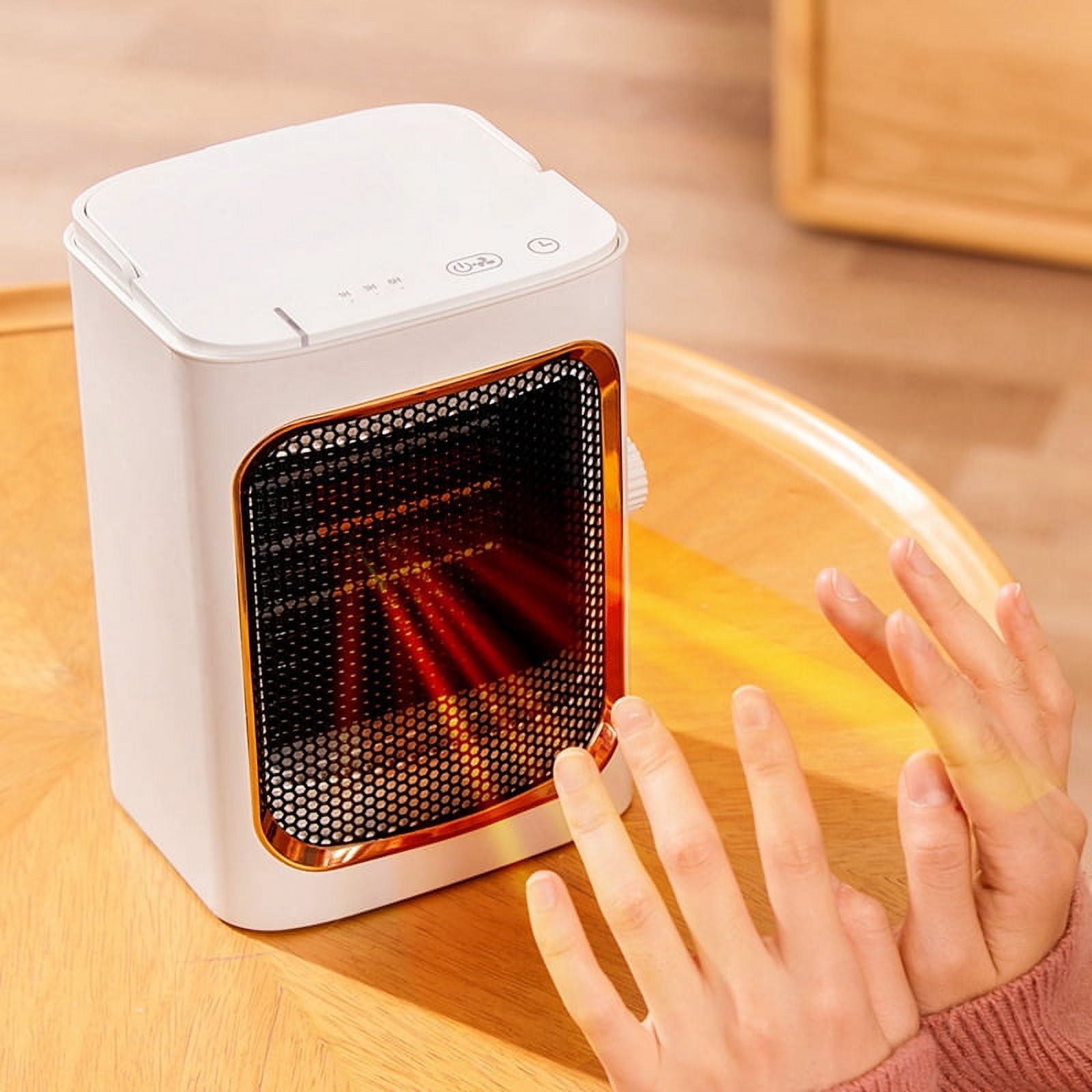 1000W Electric Heater Portable Desktop Fan Stove Warm Air Blower ...