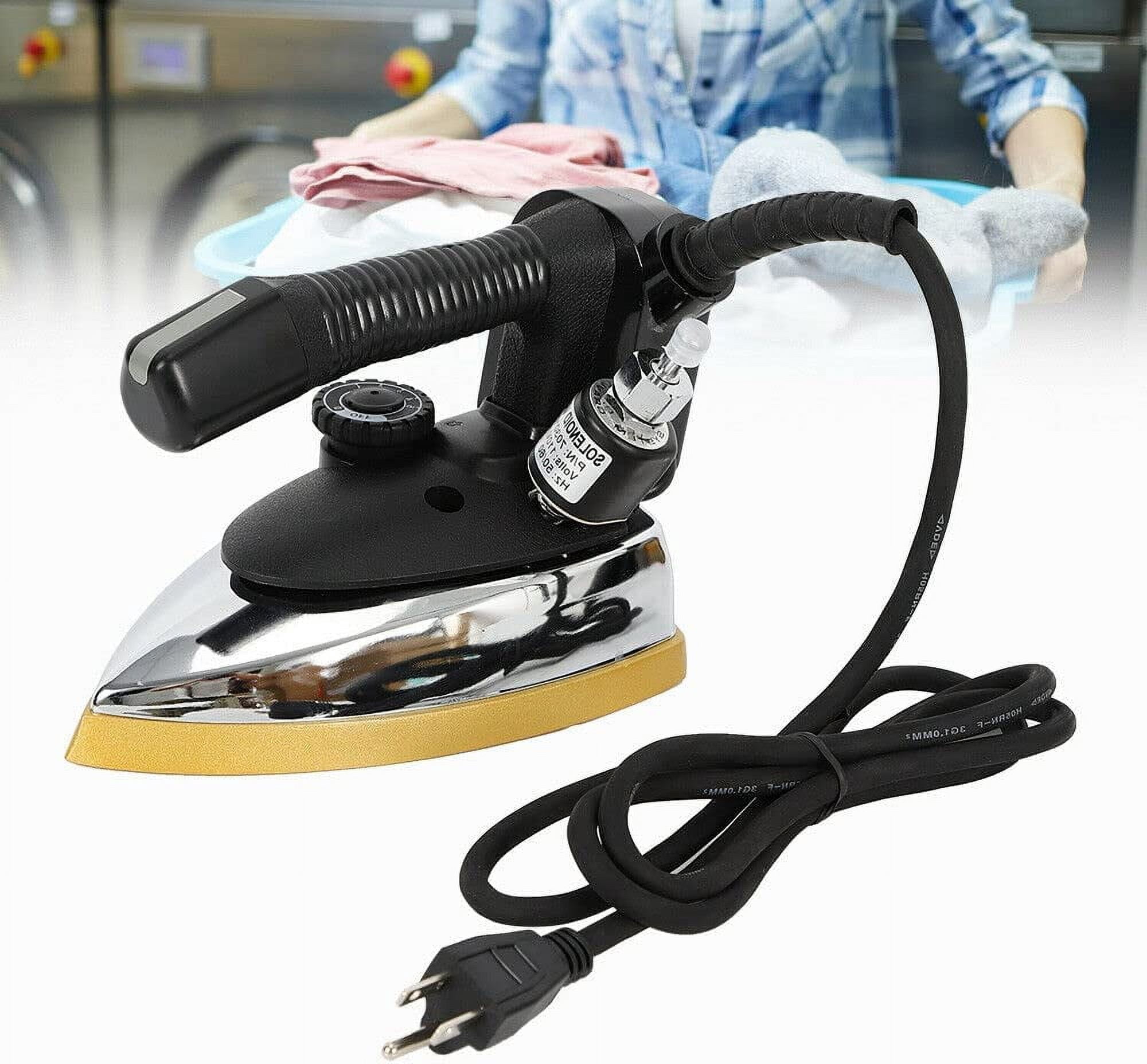 1000W Electric Steam Iron,3L Large-capacity Water Tank,Special Bottom ...