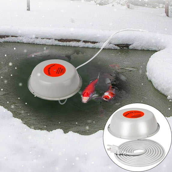 1000W Floating Pond Heater Thermostatic De Icer for Outdoor Fish Ponds ...