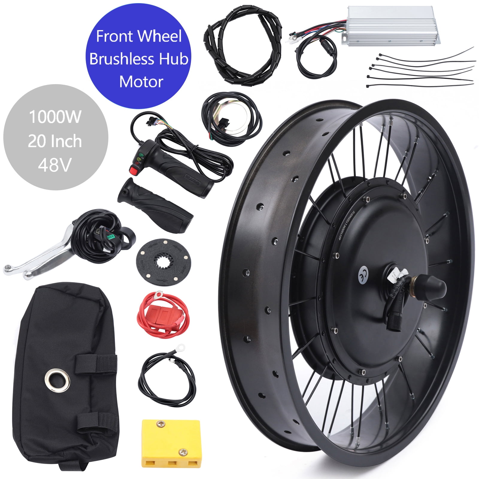 1000W Front Hub Motor Kit, Brushless, Low Maintenance, Smooth, High ...