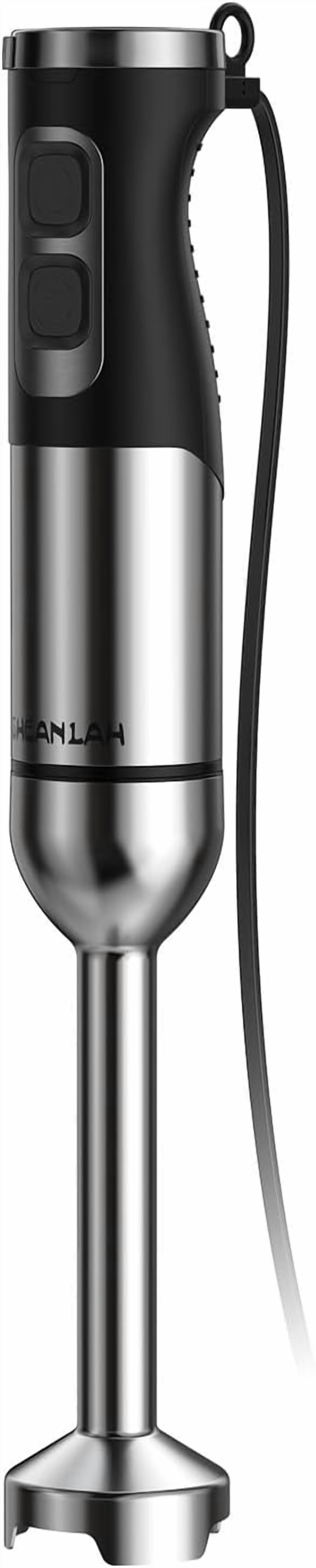 1000W Immersion Blender with 25-Speed and Copper Motor Silver ...