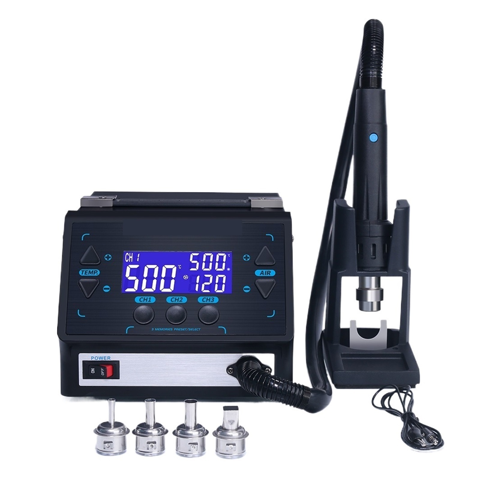 1000W Intelligent Fast Soldering Heat Gun Soldering Table Chip Repair ...