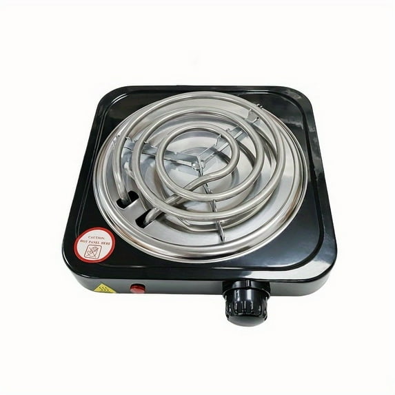 1000W Portable Electric Stove, Adjustable Temp Compact Hot Plate for ...