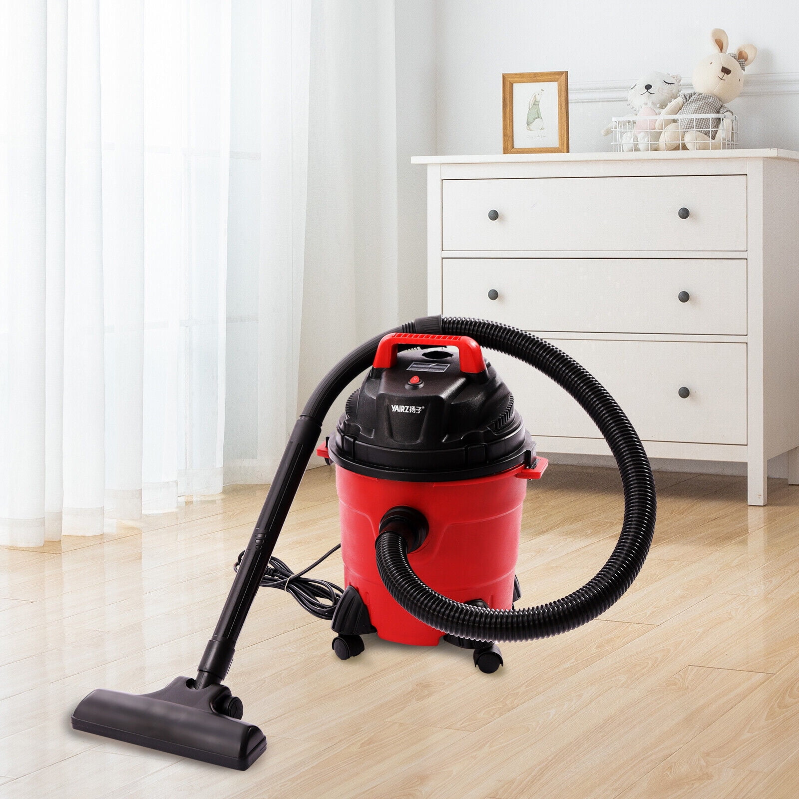1000W Portable Vacuum Cleaner Wet/Dry Mobile Dust Cleaning Washing ...