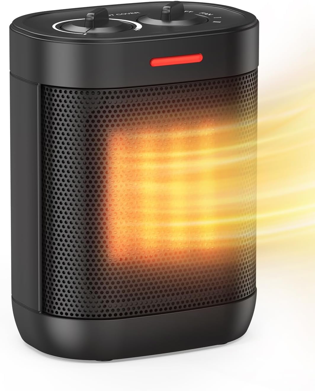 1000W Small Space Heaters for Indoor Use, PTC Ceramic Personal Heater ...
