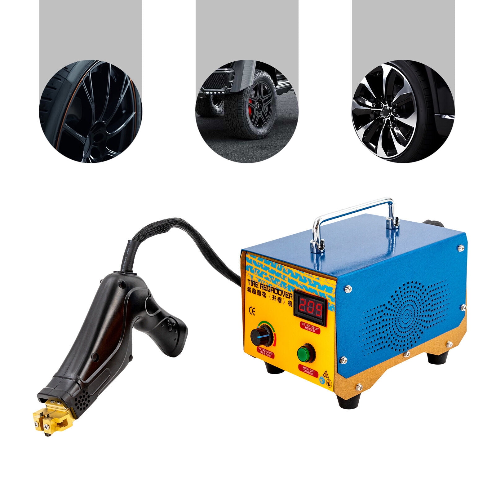 1000W Truck Tire Groover Rubber Cutter Regroover Tyre Grooving Machine ...
