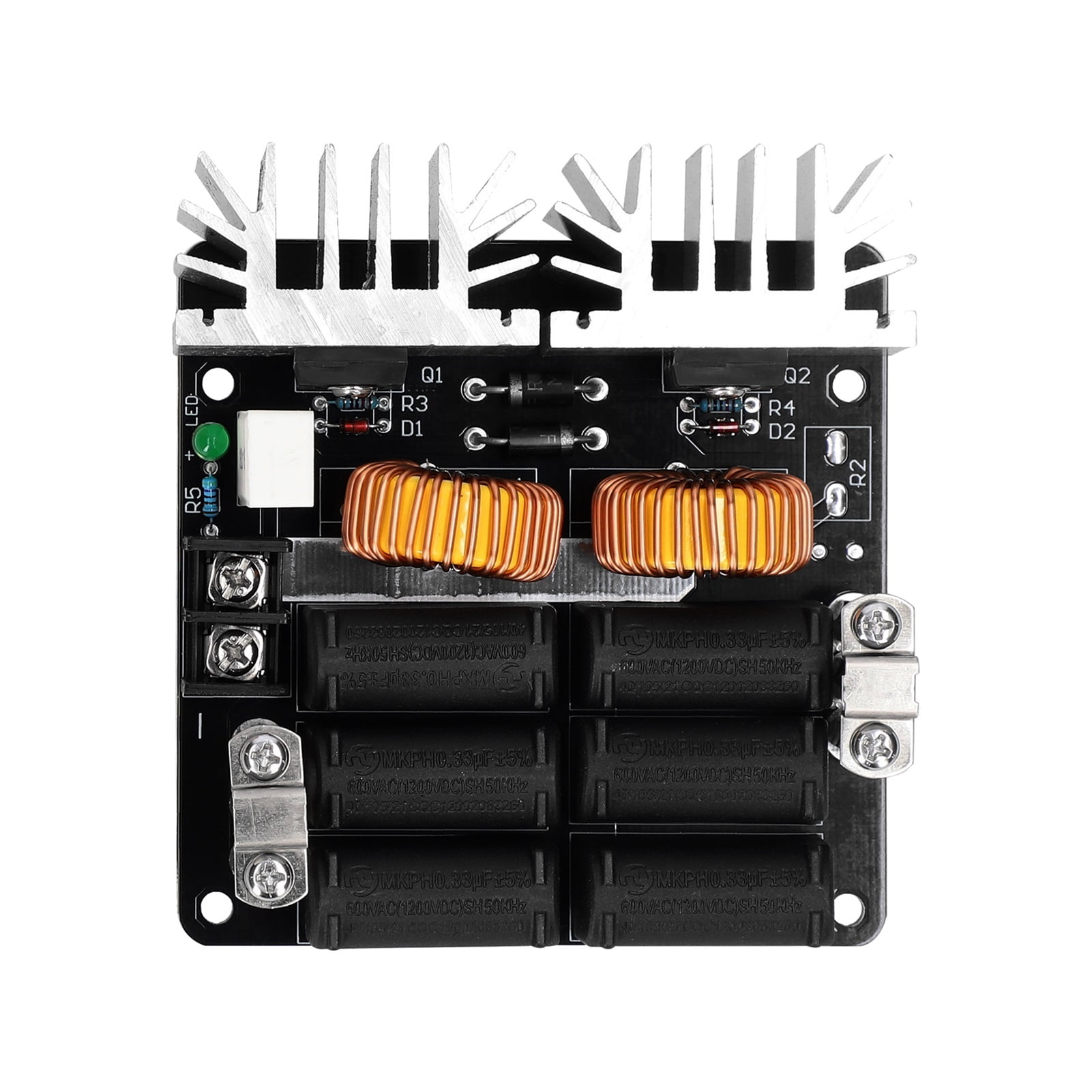 1000W Zvs Induction Heating Board Induction Heater Coil Copper Tube Flyback Driver Heater Diy ...