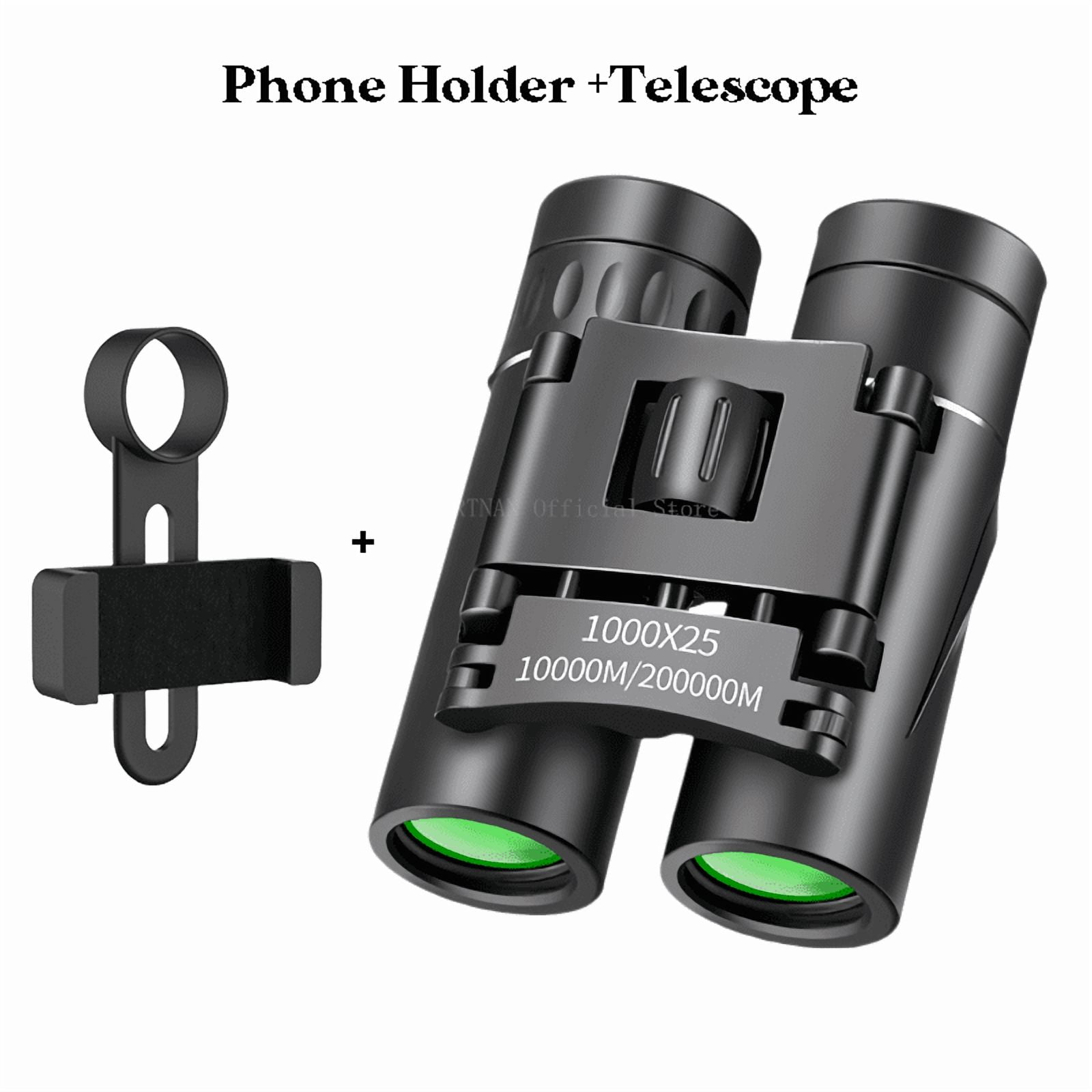 1000X25 HD Powerful Binoculars 9000M Long Range Folding Mini Telescope ...