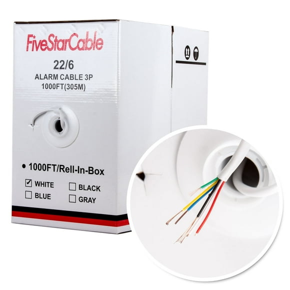 22 AWG Stranded Electrical Wires in Multiple Colors for Electronics