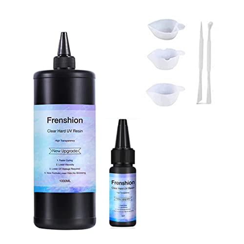 1000g30g Uv Resin Upgrade I Minute Quick Cure Hard Type Crystal Clear Uv Epoxy Resin Glue 5