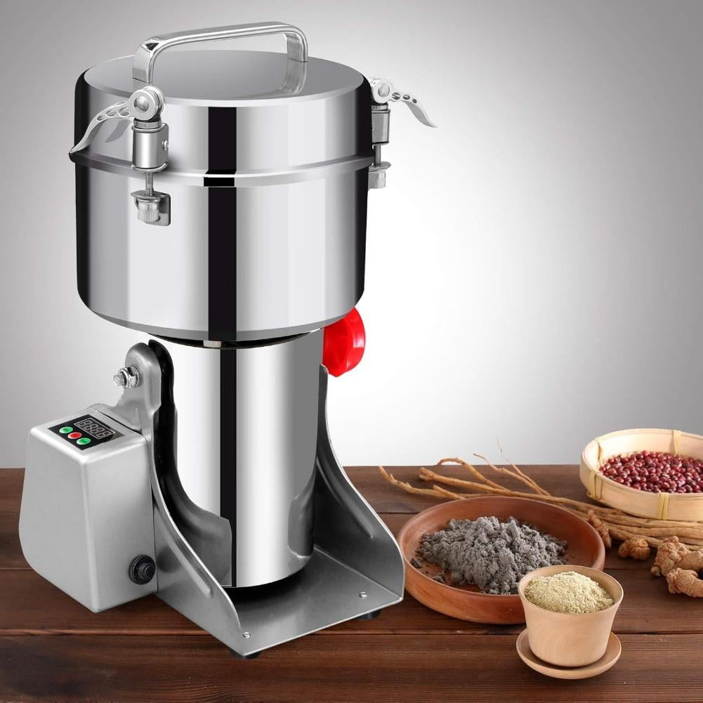 1000g Electric Grain Mill Grinder 304 Stainless Steel Pulverizer ...