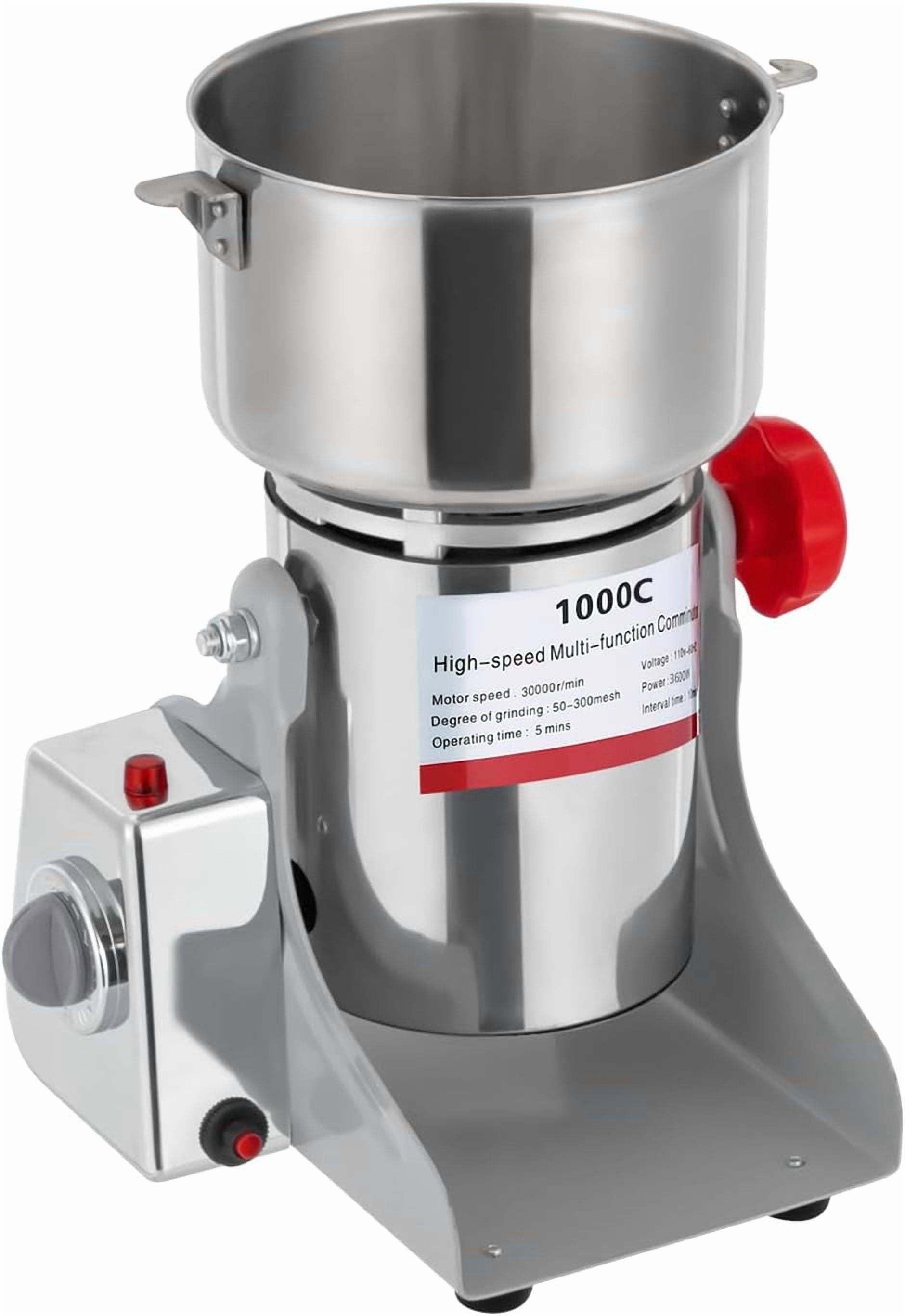 1000g Electric Grain beans Mill Grist Mill 3600W Spice Grinder 30000r ...