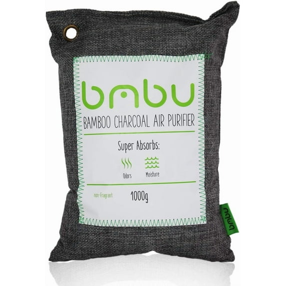 1000g Large Bamboo Charcoal Air Purifier Bag - Car Deodorizer Freshener ...