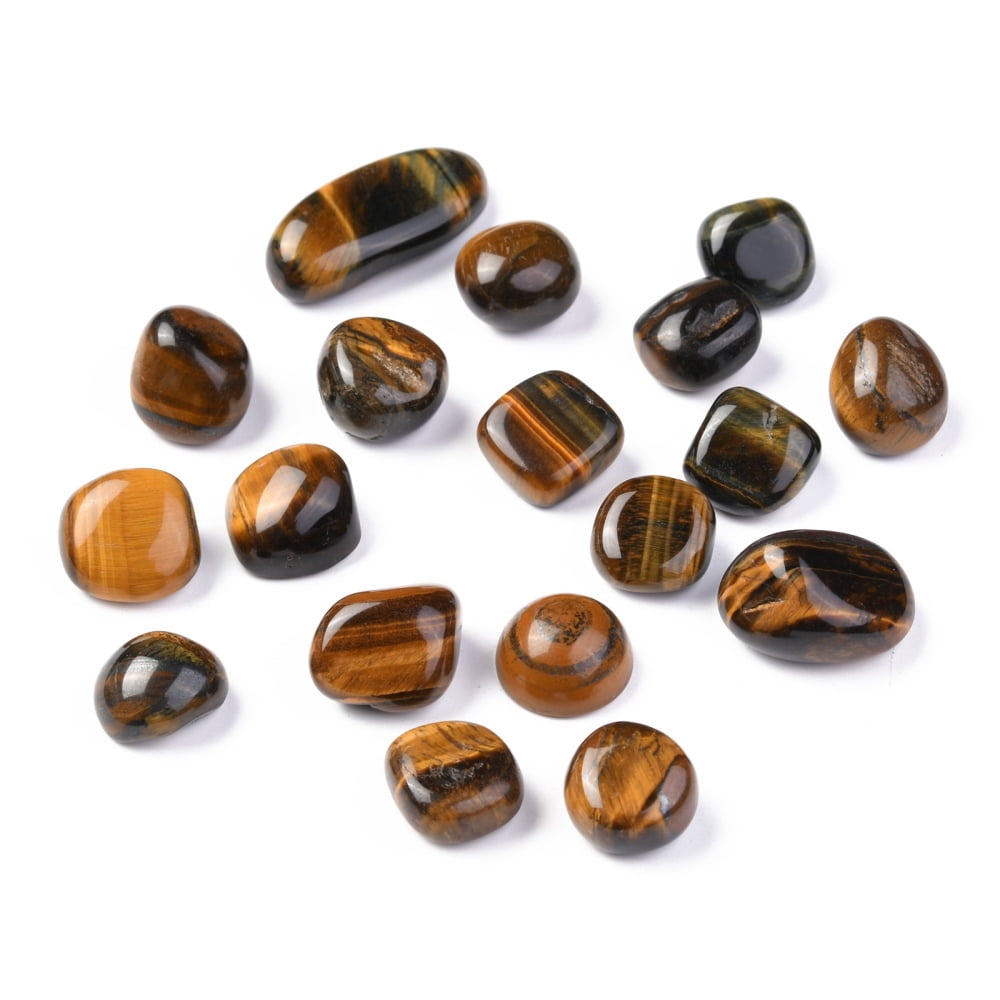 1000g Natural Tiger Eye Beads No Hole Beads Nuggets Tumbled Stone ...