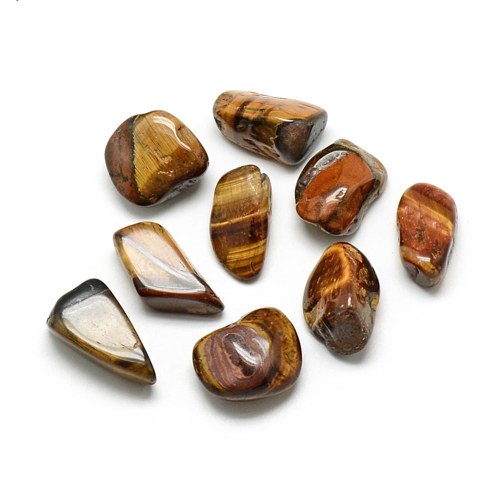1000g Natural Tiger Eye Gemstone Beads Tumbled Stone Healing Stones for ...