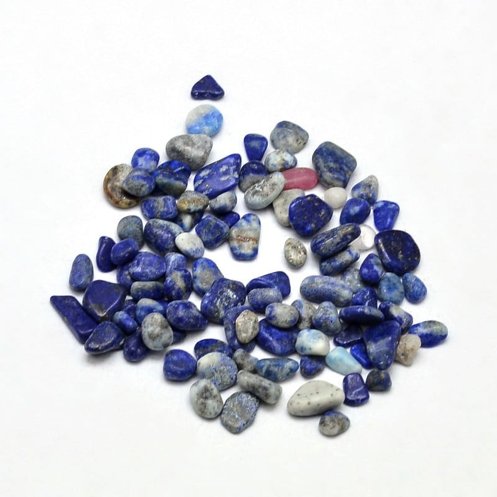 1000gs Lazuli Chip Beads Tumbled Stone No Hole 3~5x2~4mm about 4300pcs ...