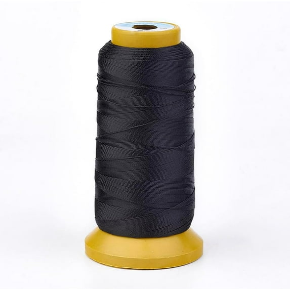 1000m Polyester Thread for Jewelry Making 0.2mm Ultra-Fine Black ...
