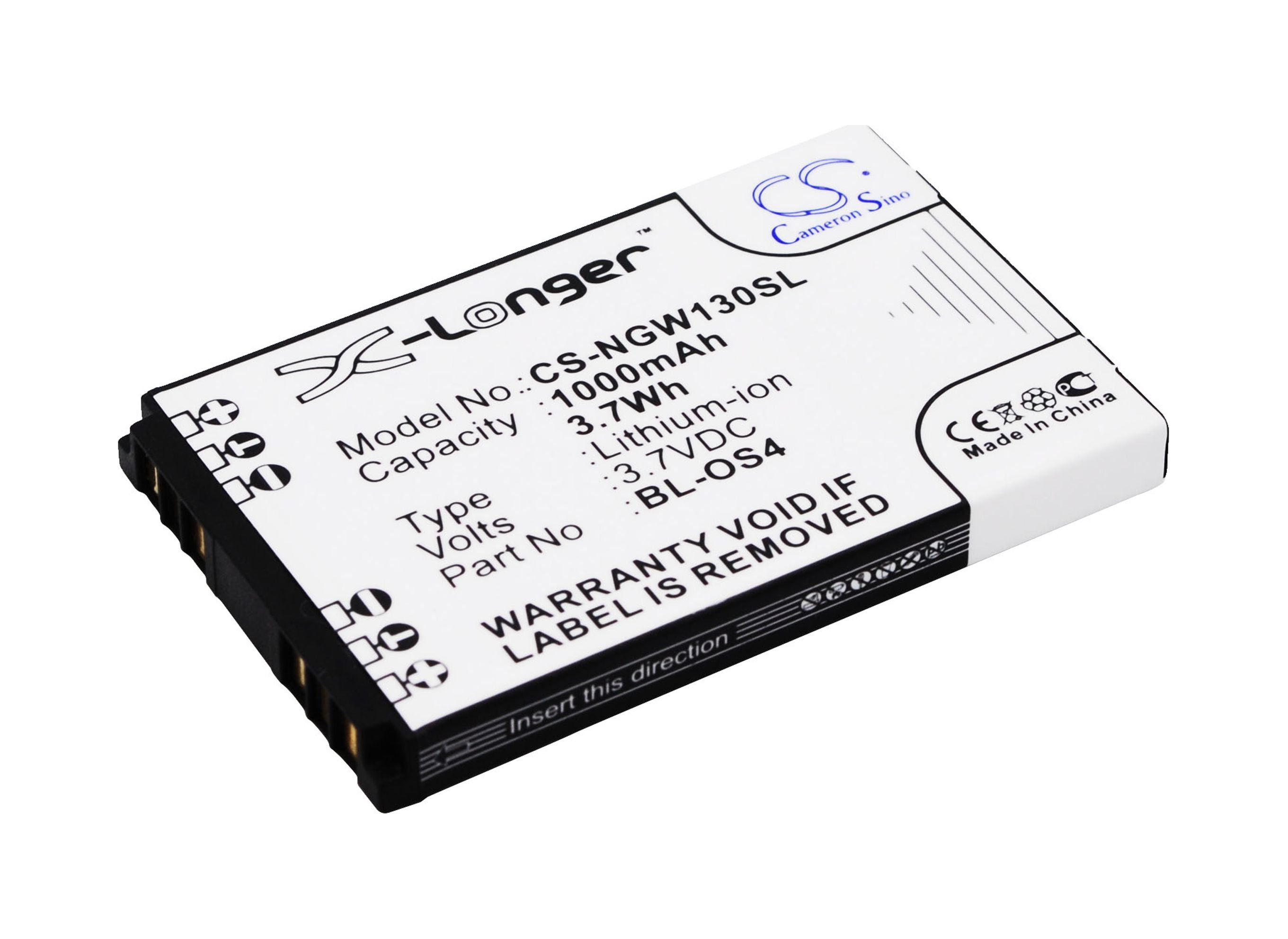 1000mAh BL-OS4 Battery for NGM W13-NM8819 Dandy Storm Joy Swat Oscar ...