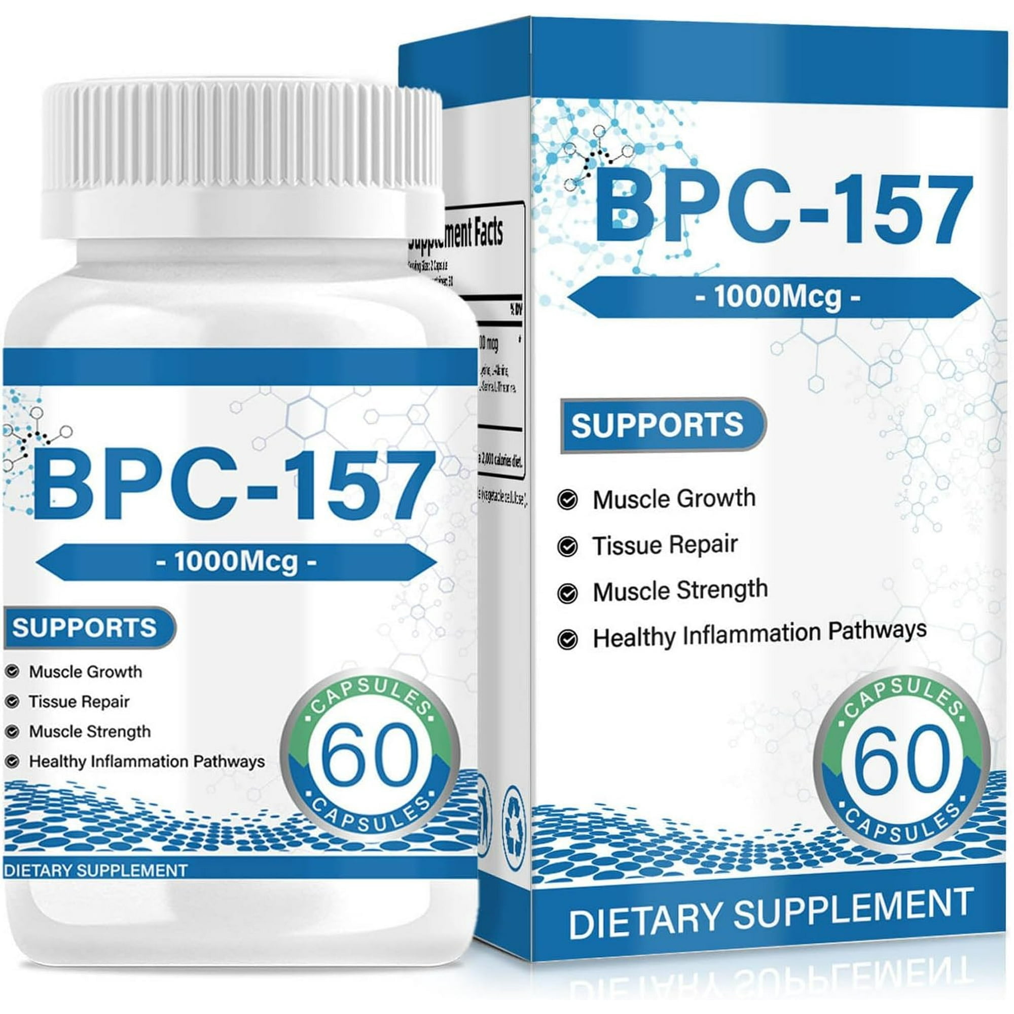 1000mcg BPC 157 Capsules – Scientifically Formulated for Wound Healing, Digestive Health & Anti ...