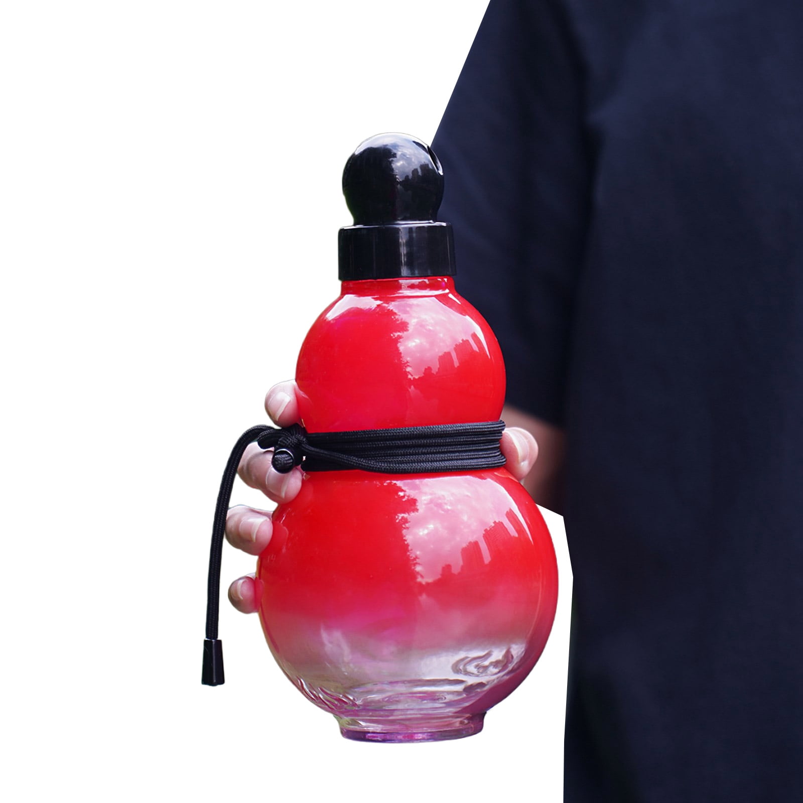 1000ml Gourd Shape Travel Crossbody Water Bottle for Gym Kids Water ...