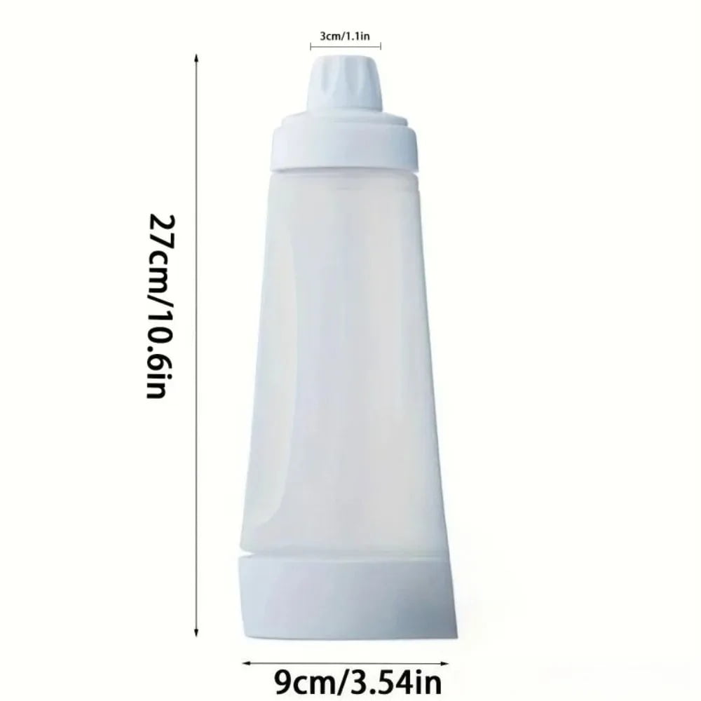 1000ml Hand Cranked Batter Mixer Bottle with Scale Batter Dispenser ...