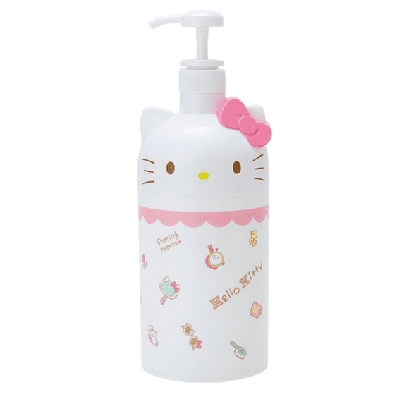 1000ml Hello Kitty Refillable Soap Dispenser, Empty Bottle for Shampoo ...