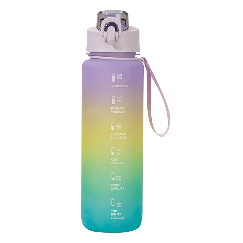 1000ml Large Capacity Water Bottle Gradient Water Bottle Cycling Water ...
