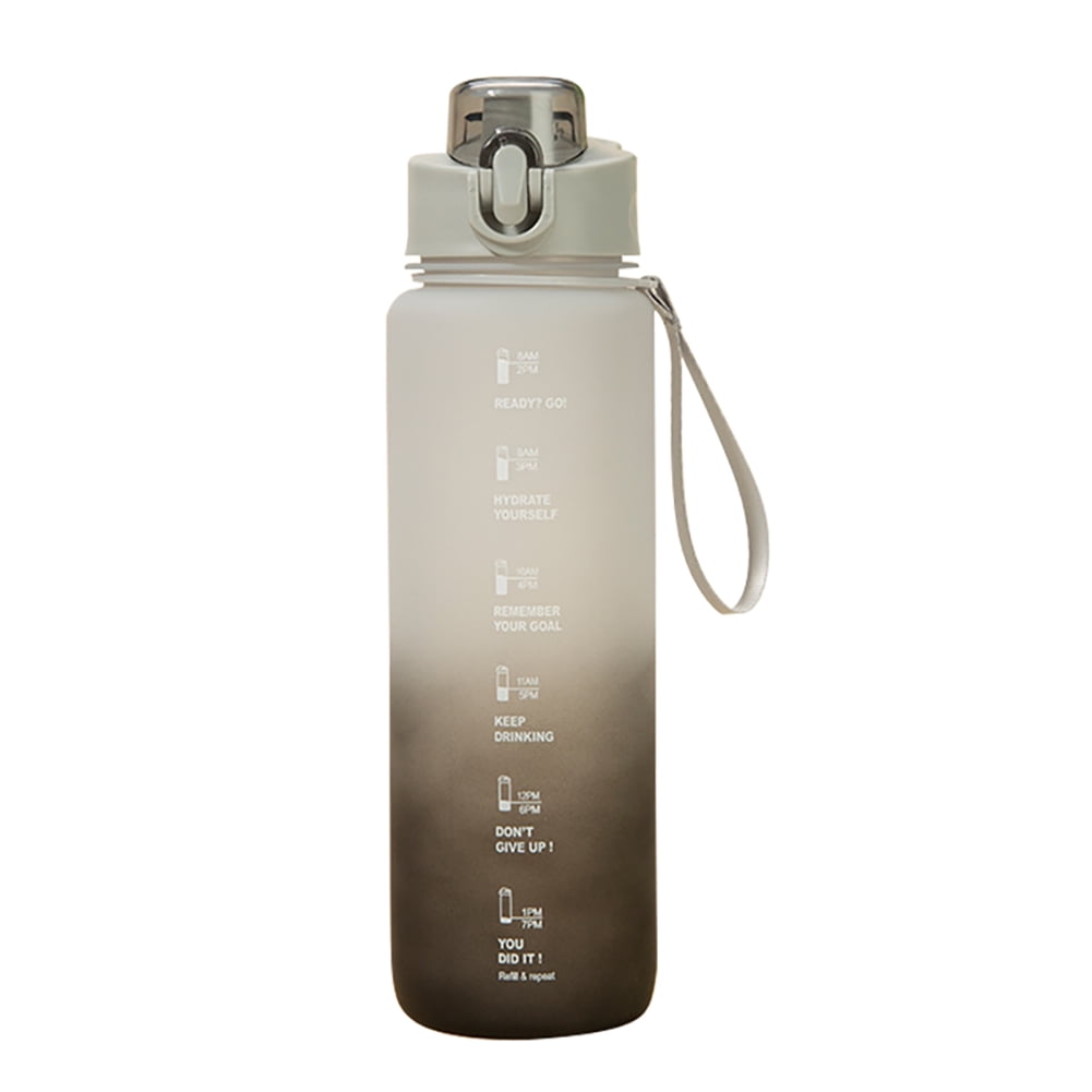 1000ml Plastic Large Capacity Water Bottle Portable Travel Sports Water ...