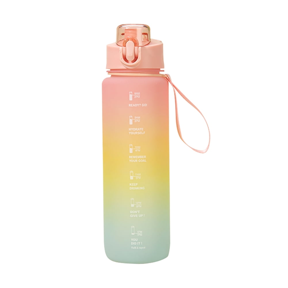 1000ml Plastic Large Capacity Water Bottle Portable Travel Sports Water ...