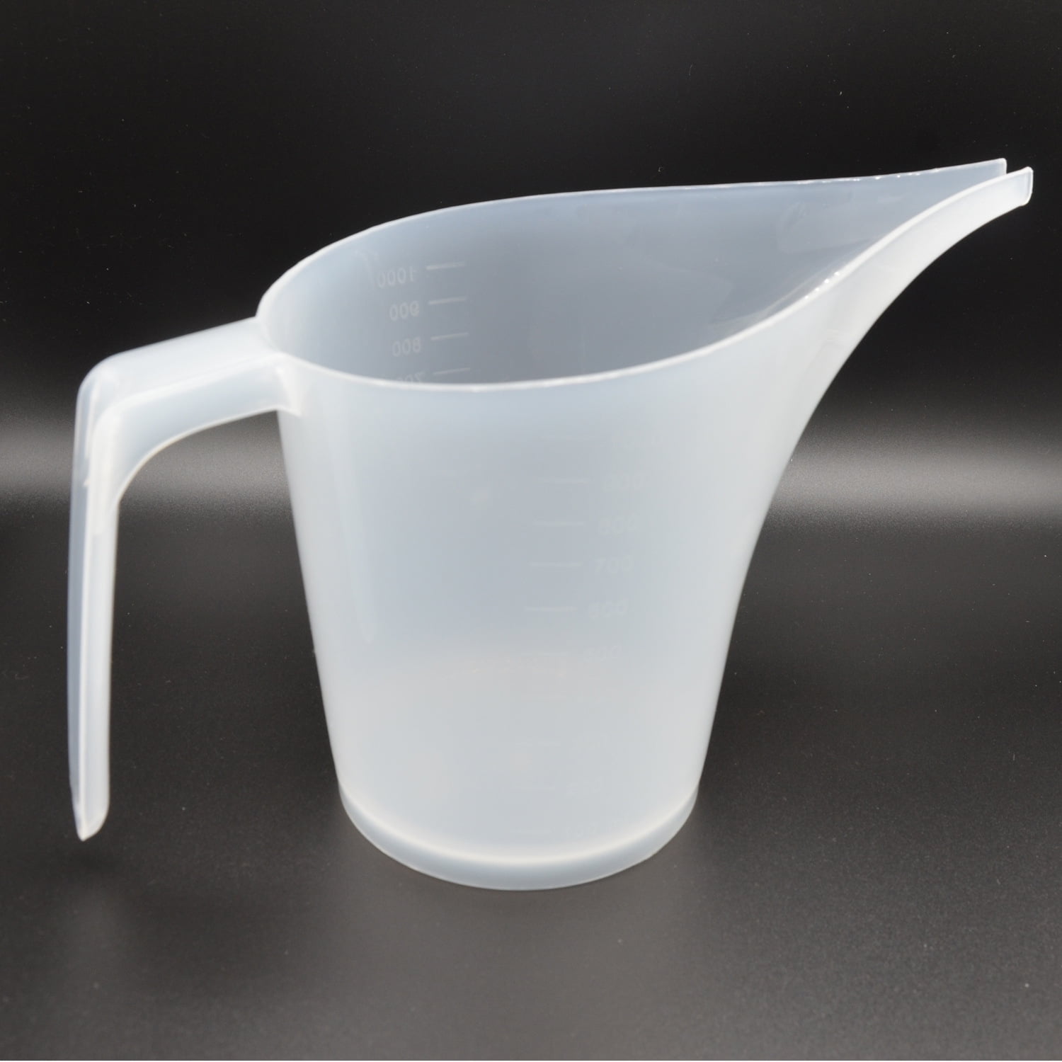 1000ml Plastic Measuring Cup with Long Nose Flow Mouth 1L Laboratory ...